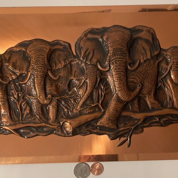 Accents | Vintage Metal Copper Wall Hanging Dennis Thomson Original ...